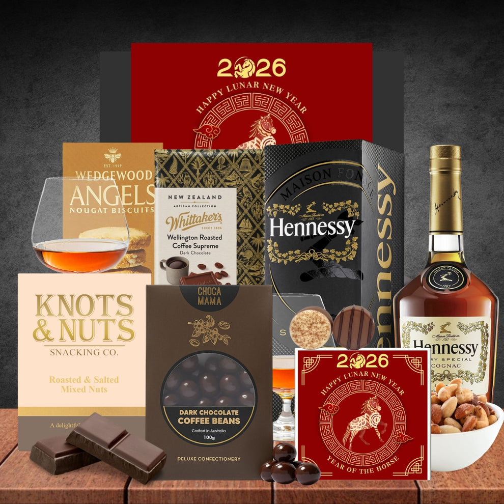 Lunar Hennessy Cognac & Treats – Gift Hampers Melbourne