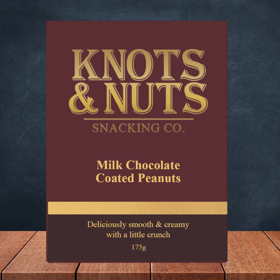 Knots & Nuts Milk Chocolate Peanuts 150g