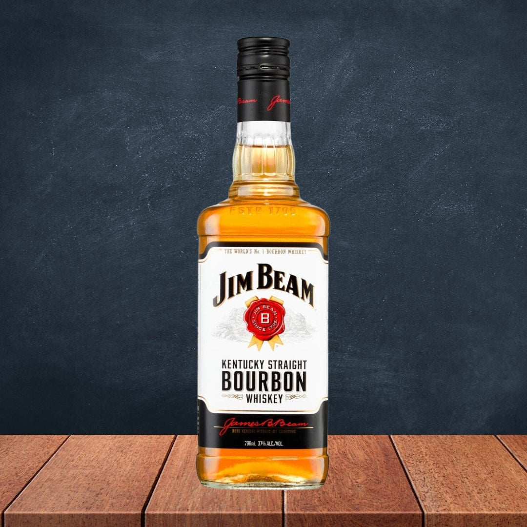 Jim Beam White Label Kentucky Straight Bourbon Whiskey 700ml