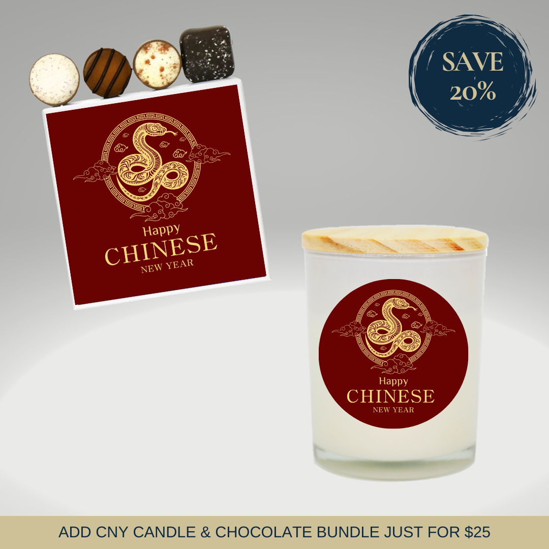 CNY Candle & Chocolate Bundle