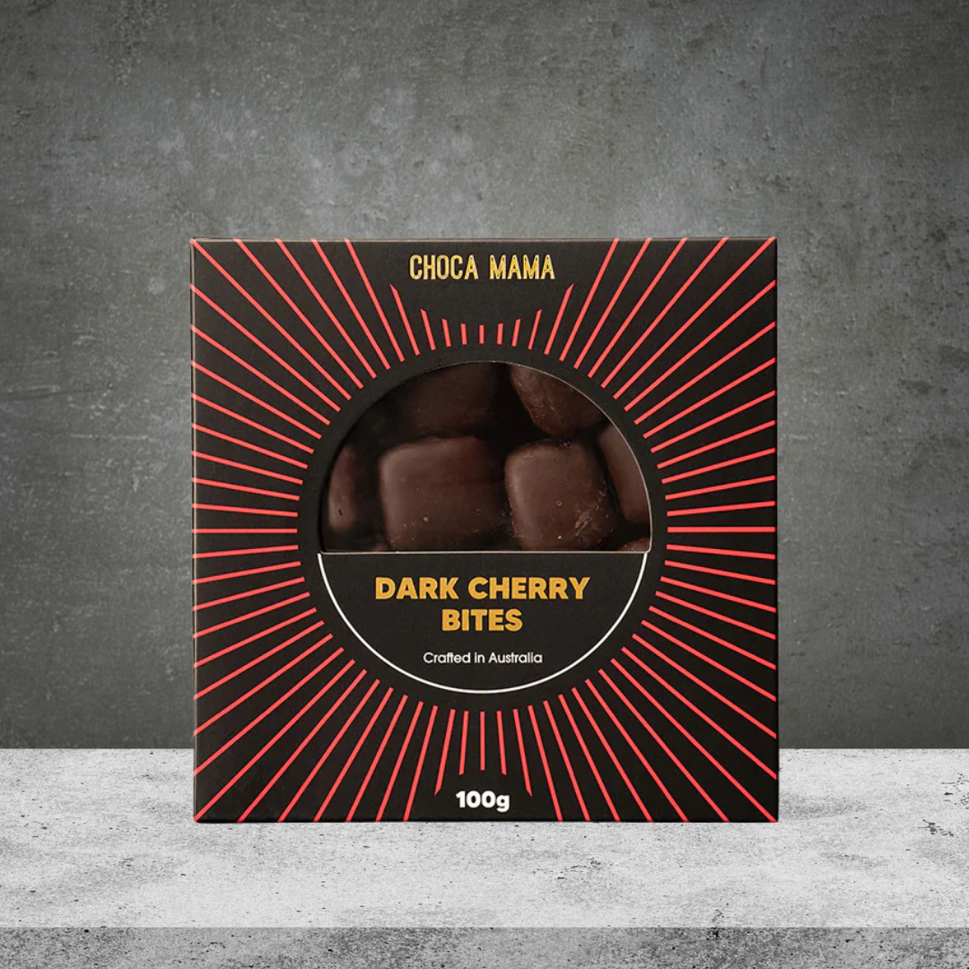 Chocamama Dark Chocolate Cherry Bites 100g