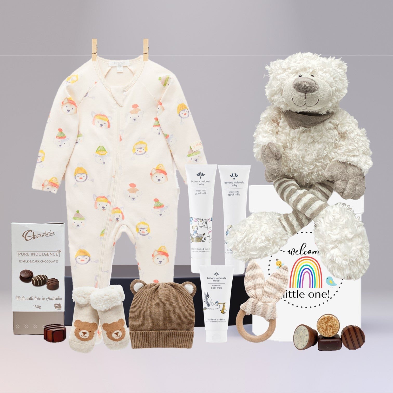 Baby Beige Cuddles Hamper