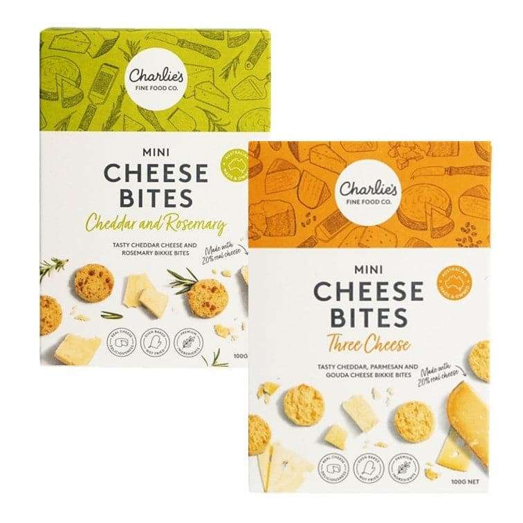 Charlie's Cookies Mini Cheese Bites 100g